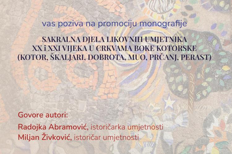 „Sakralna djela likovnih umjetnika XX i XXI vijeka u crkvama Boke kotorske“ | Radio DUX